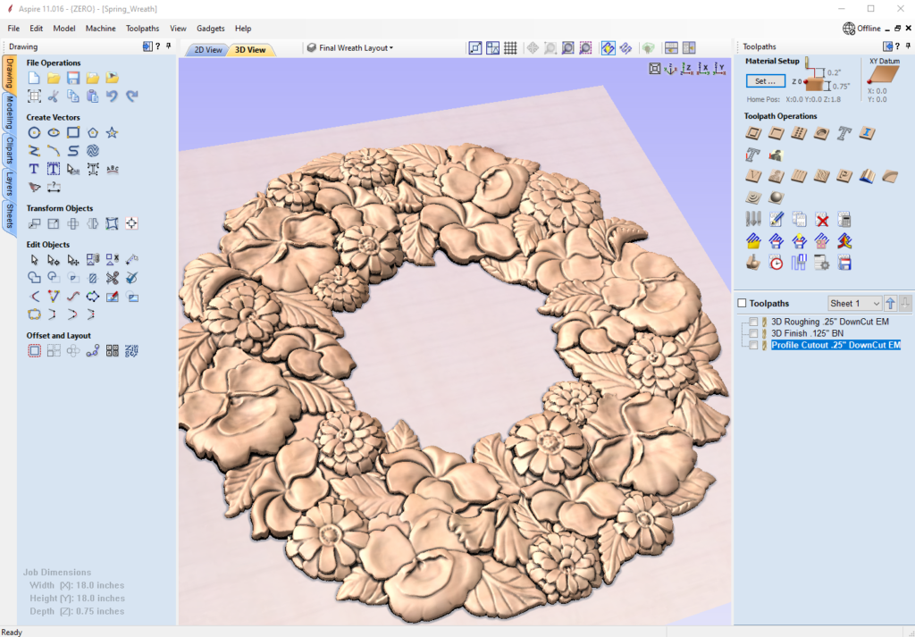Aspire V11 (Vectric software For CNC Machining) x86 With Crack - TeamArmaan