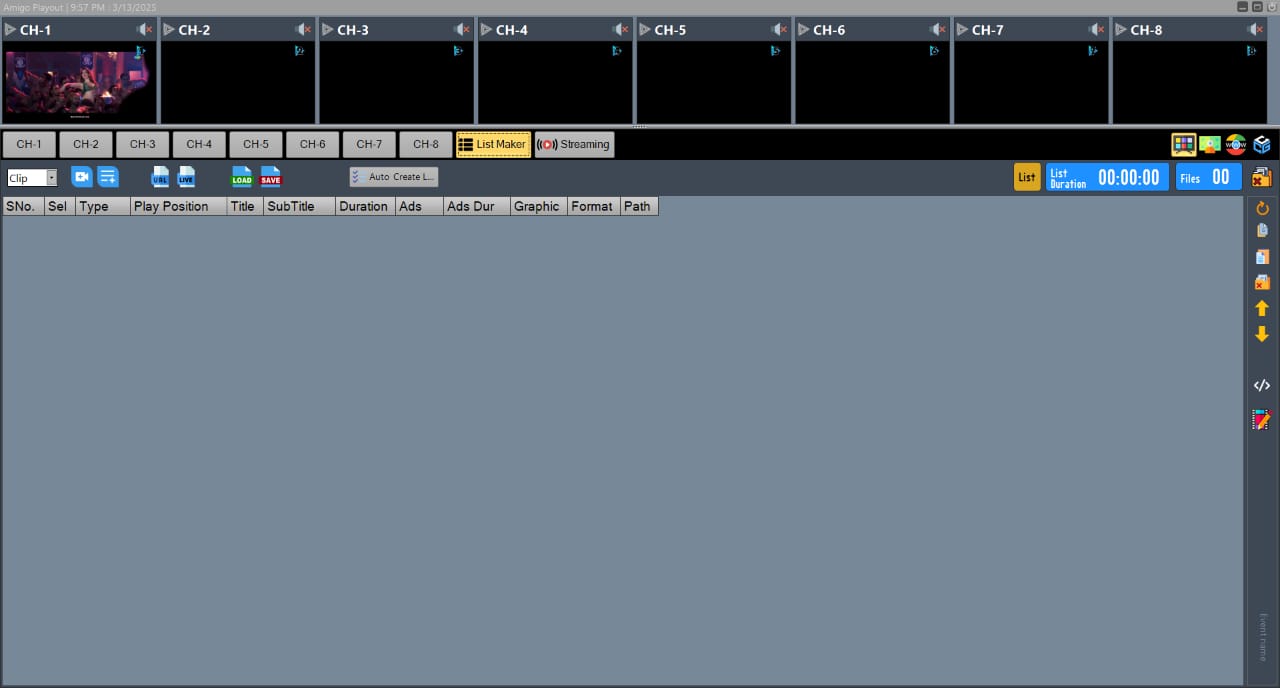 S-VIP PlayOut Software - Amigo Playout 8 Channels With Crack Download ...
