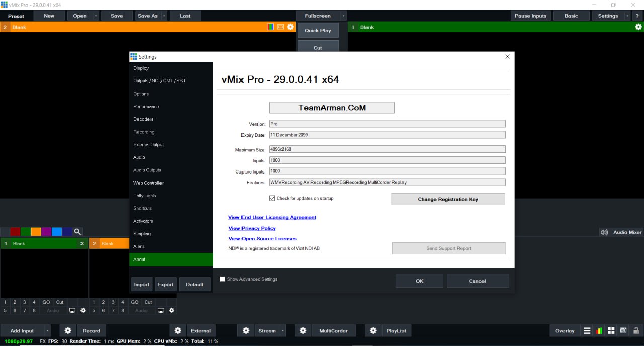 S-VIP PlayOut Software - Vmix 29.0.0.41 x64 (Advanced Live Production ...
